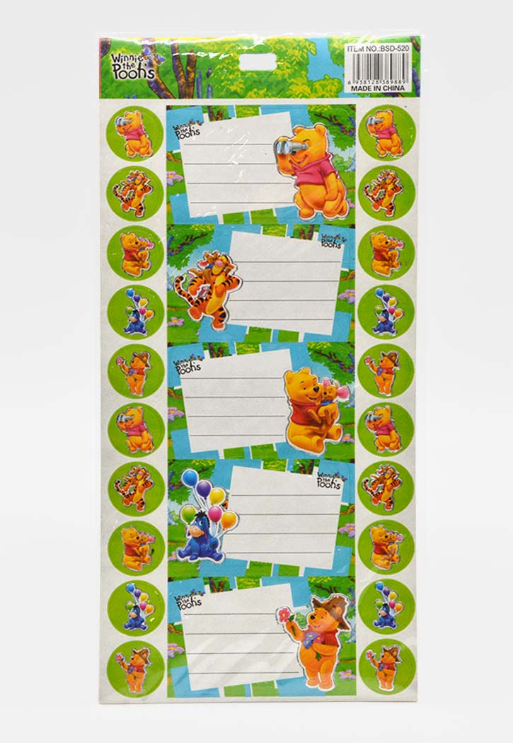 Winnie The Pooh Name Tags Personalized Winnie The Pooh Name Tag By