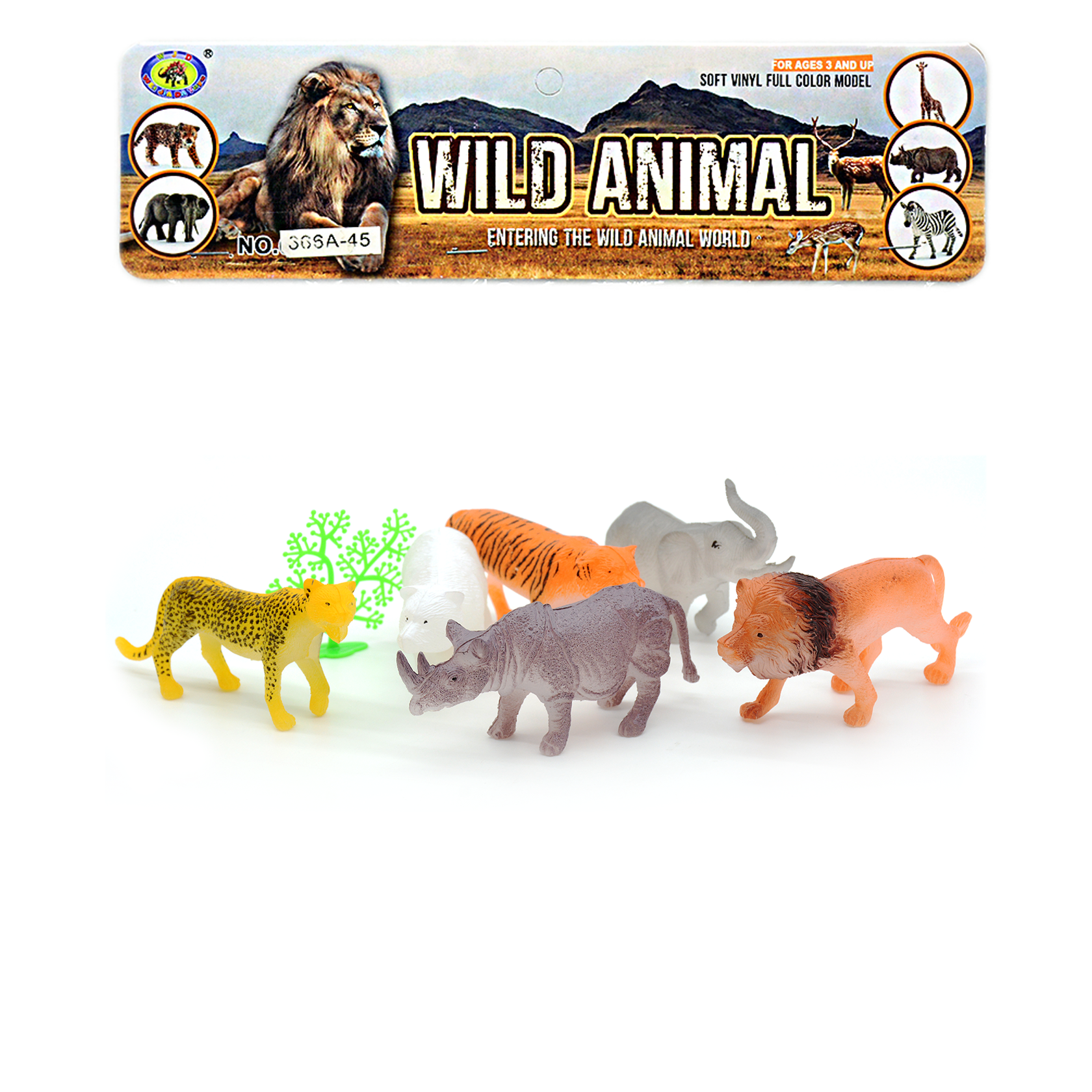 Domestic And Wild Animals Pack Collecta Box Of Mini Wild Animal 3
