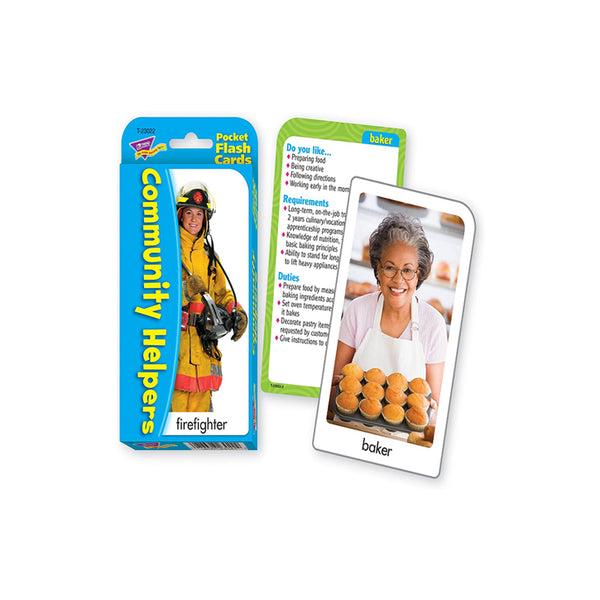 Community Helpers Pocket Flash Cards Printable Community Helpers
