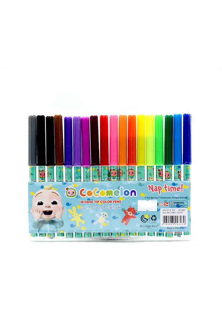 COCOMELON 18 COLOR MARKERS SET – TheBookshoplibraryUAE
